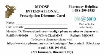 Moose Membership Card